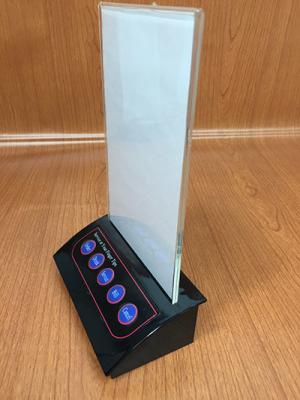 Китай Беспроводное оборудование ресторана с несколькими клавишами кнопка вызова стола с картой поддержка меню настраивать продается