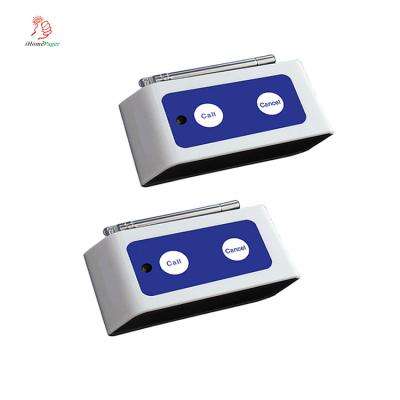 Китай Беспроводный суперсигнал передачи расстояния водонепроницаемый две клавиши нажмите кнопку вызова для отеля продается