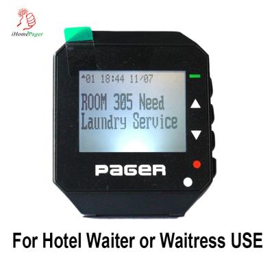 China Smart durable use Electronic calling system wrist watch pager for sale