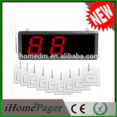 China Sistema de llamada inalámbrica de hoteles y centros comerciales de larga distancia con botón de tipo interruptor en venta