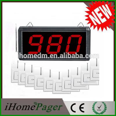 China Sistema de llamada inalámbrica de hoteles y centros comerciales de larga distancia con botón de tipo interruptor en venta