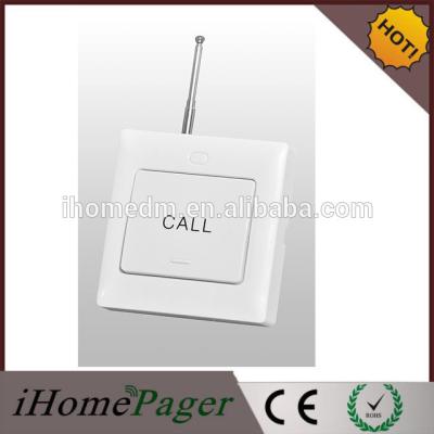 China Sistema de llamada inalámbrica de hoteles y centros comerciales de larga distancia con botón de tipo interruptor en venta
