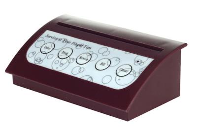 Cina pulsante di chiamata per l'apparecchiatura del ristorante senza fili rosso/nero in vendita