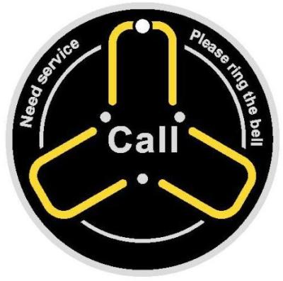 Китай C600 Новейший дизайн одноцепочки беспроводной кнопки вызова официанта продается