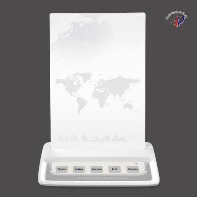 중국 메뉴 소지원 웨이터 전화 버튼 레스토랑 서비스 / 청구 / 취소 기타 키 이름 사용자 정의 지원 고객 로고 판매용