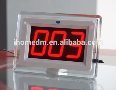 China Botón de llamada inalámbrica 2019 con tablero de orden de restaurantes LED en venta