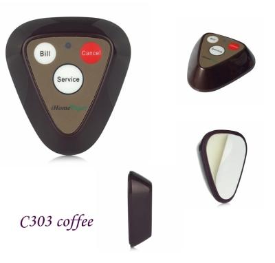 中国 ワイヤレスペイジングシステム ゲストの電話 ウェイトレス レストランのテーブル ディスプレイ 3つのキーボタン 販売のため