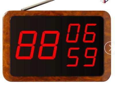 Chine Écran tactile sans fil système de réception d'affichage de numéro de trois groupes avec bouton de pression à vendre