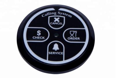 China Customize alphanumeric wireless wrist watch and button pager system emergency call with vibration or buzzer for sale