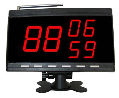 중국 가장 저렴한 레스토랑 웨이터 호출 시스템 10pcs 무선 호출 버튼과 1pcs 번호 디스플레이 판매용