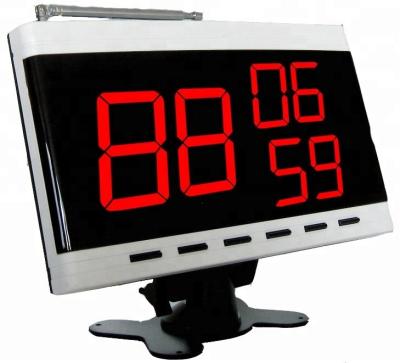 중국 가장 저렴한 레스토랑 웨이터 호출 시스템 10pcs 무선 호출 버튼과 1pcs 번호 디스플레이 판매용