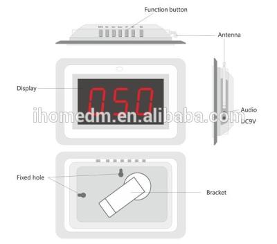 China sistema de serviço de chamadas sem fio servidor de restaurante, botão de chamada e painel de exibição à venda