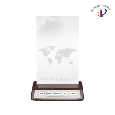 중국 고품질 무선 웨이터 호출 시스템 레스토랑 메뉴 보유자 호출 버튼 판매용