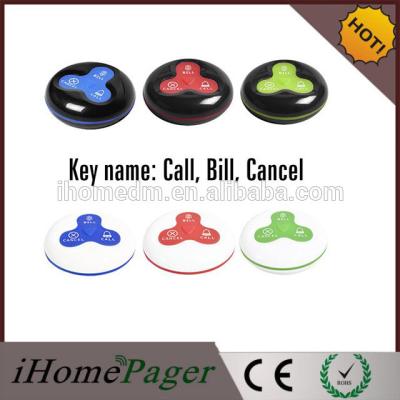 China Sistema sem fio de mesa chamada sino restaurante convidado chamada de garçom à venda