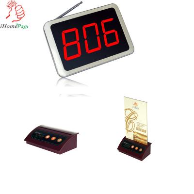 China Sistema de chamadas de números sem fio de gestão de fila digital para restaurante à venda