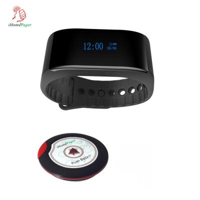 China wireless slim watch pager and hot-selling call button for restaurant for sale