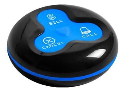 중국 3 키 다채로운 멀티 버튼 무선 방수 및 습기 단속 신호 송신기 커피 및 레스토랑 판매용