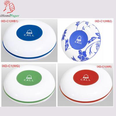 중국 3 키 다채로운 멀티 버튼 무선 방수 및 습기 단속 신호 송신기 커피 및 레스토랑 판매용
