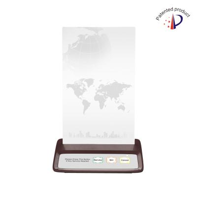 China Resistente à água pequeno servidor de restaurante sem fio sistema de chamada de clientes botão de mesa e receptor de tela à venda