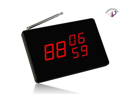 China Resistente à água pequeno servidor de restaurante sem fio sistema de chamada de clientes botão de mesa e receptor de tela à venda