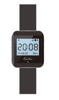 China Melhor preço restaurante sistema de chamadas sem fio relógio de pulso pager e botão 3 chaves à venda