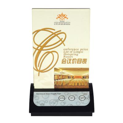 China Wireless touch screen three groups number display receiver with menu holder button for restaurant for sale
