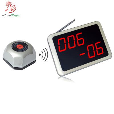 China Warm verkoop draadloze belknop tafel bellen service voor piepen Te koop