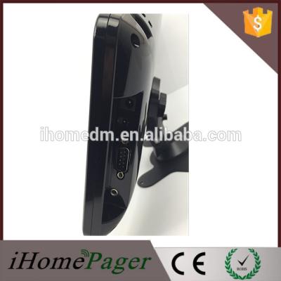 China 4 kleuren voor kiezen draadloze oproep knop met menu map en weergave nummer monitor Te koop