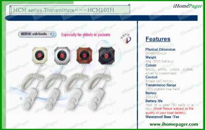 Китай Система беспроводного вызова больницы с кнопкой экстренного вызова пациента и цифровым экраном продается