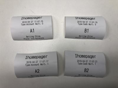 Китай Новый дизайн банка больницы беспроводной системы управления очередью билет принтер системы вызова продается