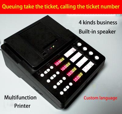 Китай беспроводная система звонков по номерам, управление очередями, включая принтер билетов и небольшой дисплей продается
