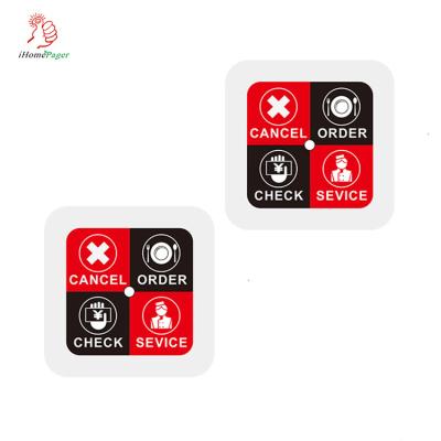 China Customize cheap wireless alphanumeric wrist watch and button pager system used for shopping mall or factory for sale