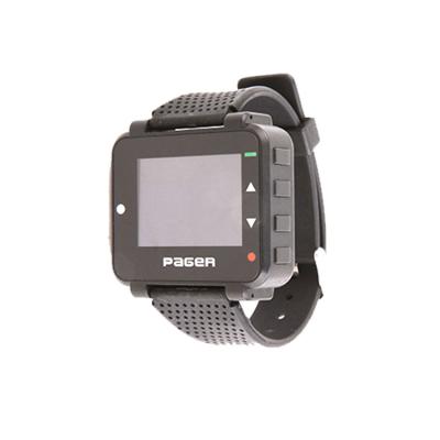 China Wireless calling system for shopping center with service call bell button and wrist watch pager for sale