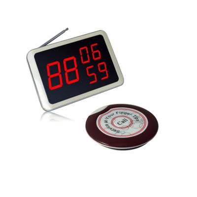 中国 ワイヤレスリモコン スーパーマーケットのキューコールシステム 1ディスプレイ+5ボタンを支払う人々 販売のため