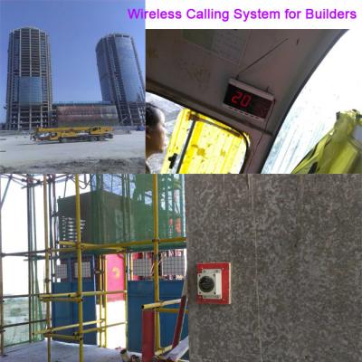 중국 승강기 조작자와 바닥 건설 작업자 사이의 무선 통신 장비 판매용