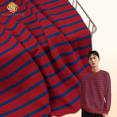 Cina Tessuto a strisce blu e rosso francese larghezza 200 cm cotone puro per felpa con cappuccio in vendita