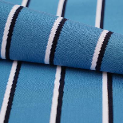 Cina L'estate ha mercerizzato il materiale respirabile della camicia a strisce del tessuto di cotone 200g 170cm in vendita
