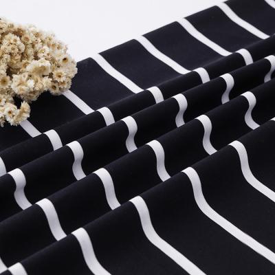 Cina Il tessuto della maglietta del cotone 100 ha barrato il materiale molle 175gsm per i tessuti domestici in vendita