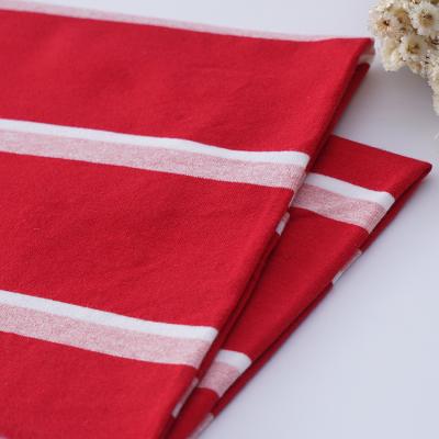 China Plain And Breathable Lycra Polo Shirt Cotton Fabric Striped Pattern for sale
