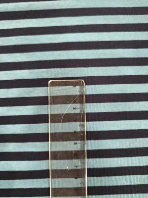 중국 반 펠링 및 쉽게 변형되지 않는 부드러운 면 줄무늬 물질 티셔츠 판매용