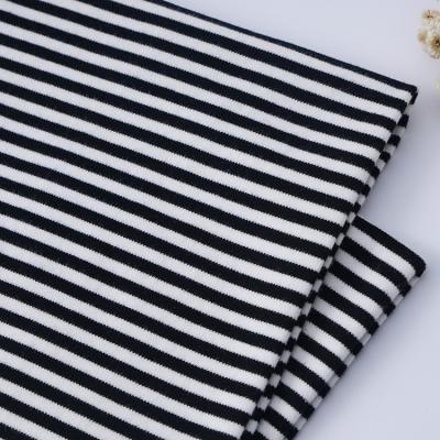 Cina Tessuto a maglia a righe per magliette casual in vendita