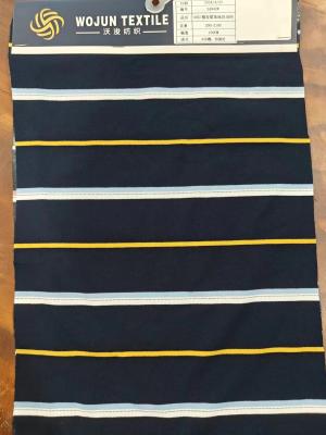 China Facile cura e di alta qualità pulita e comoda stoffa a maglia a righe per polo for sale