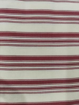 중국 고급 부드럽고 건강한 편안한 질감 스트라이프 된 직물 운동복 판매용