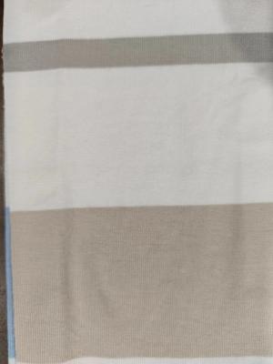 中国 健康で環境に優しい スポーツスーツのための滑らかなストライプ編み布 販売のため