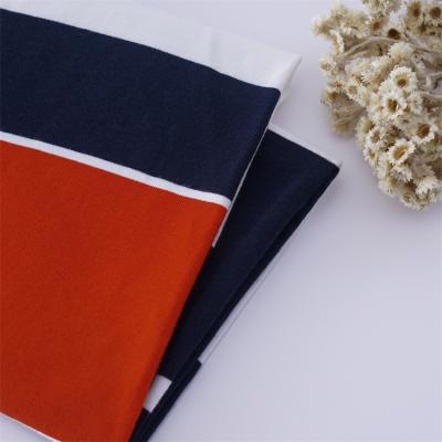 중국 Skin-Friendly Natural Sweat-Absorbent Striped Knit Fabric For Casual Wear 판매용