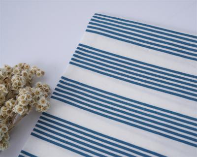 Cina Tessuto di materiale a strisce multicolore e ecologico per abbigliamento informale in vendita