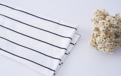 China Good Quality Fashionable Comfortable And Breathable Striped Material Fabric For Casual Wear for sale