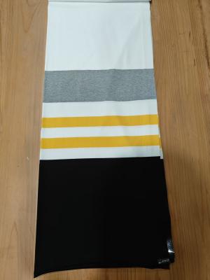 China Healthy Skin-friendly Soft Comfortable Striped Material Fabric For T-Shirt for sale