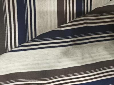 중국 숨 쉬는 가벼운 스트라이프 된 직물 95% 면 5% 스판덱스 판매용