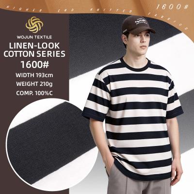 China 210g 100% Cotton Linen-Look Fabric | Customizable & Factory Direct for High-End Brands for sale